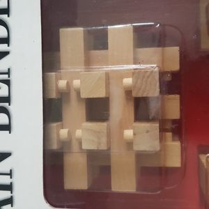 Brain Benders | Toys | Brain Benders 3 Piece Wood Puzzles | Poshmark